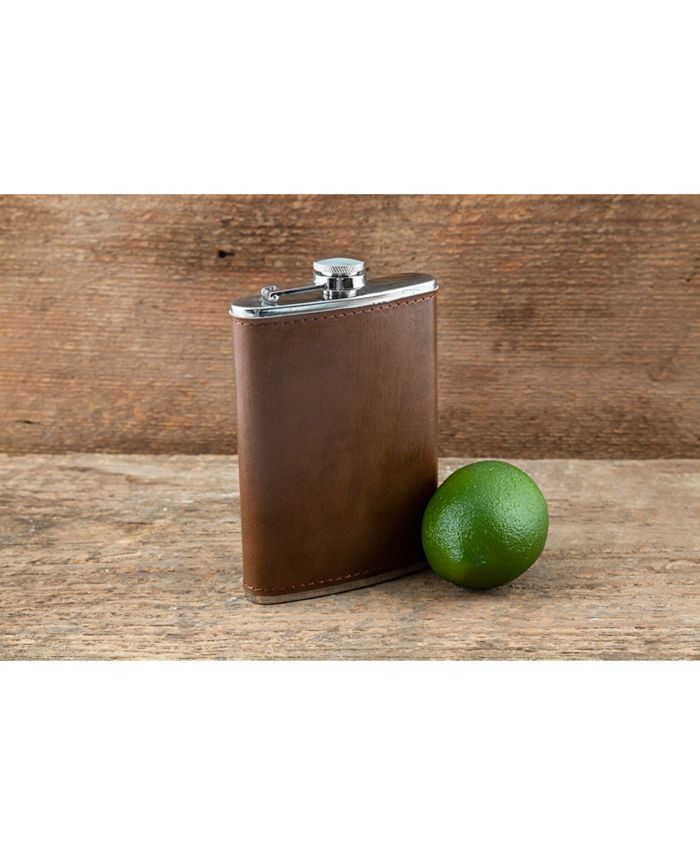 Thirstystone 8 oz Vegan Leather Flask - Macy's