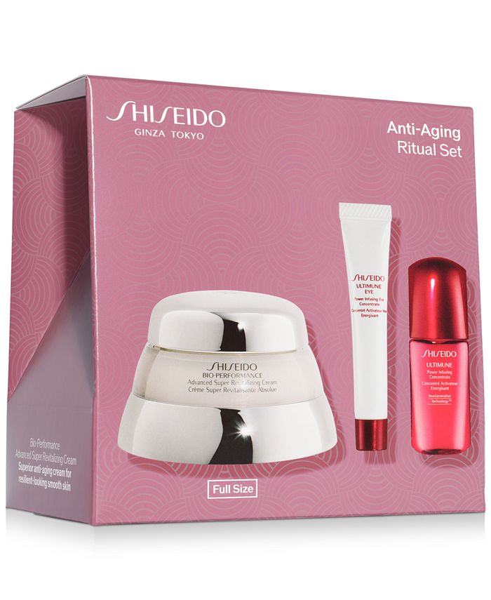 Shiseido 3-Pc. Bio-Performance Anti-Aging Ritual Set - Macy's