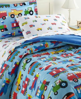 Wildkin Trains, Planes, Trucks Twin Lightweight Comforter Set - Macy's