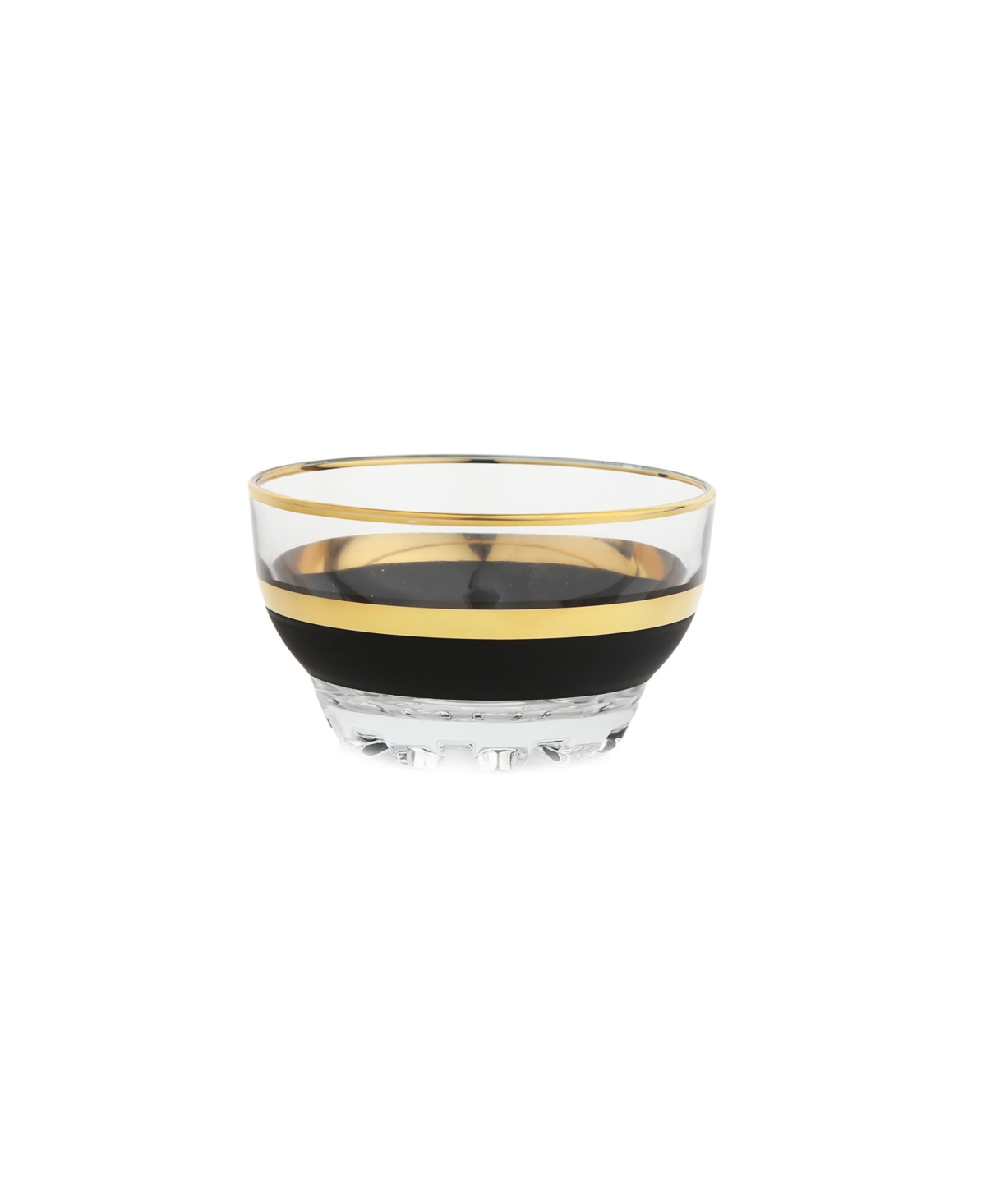 Click here for Classic Touch Set of 6 Dessert Bowls with Black an... prices