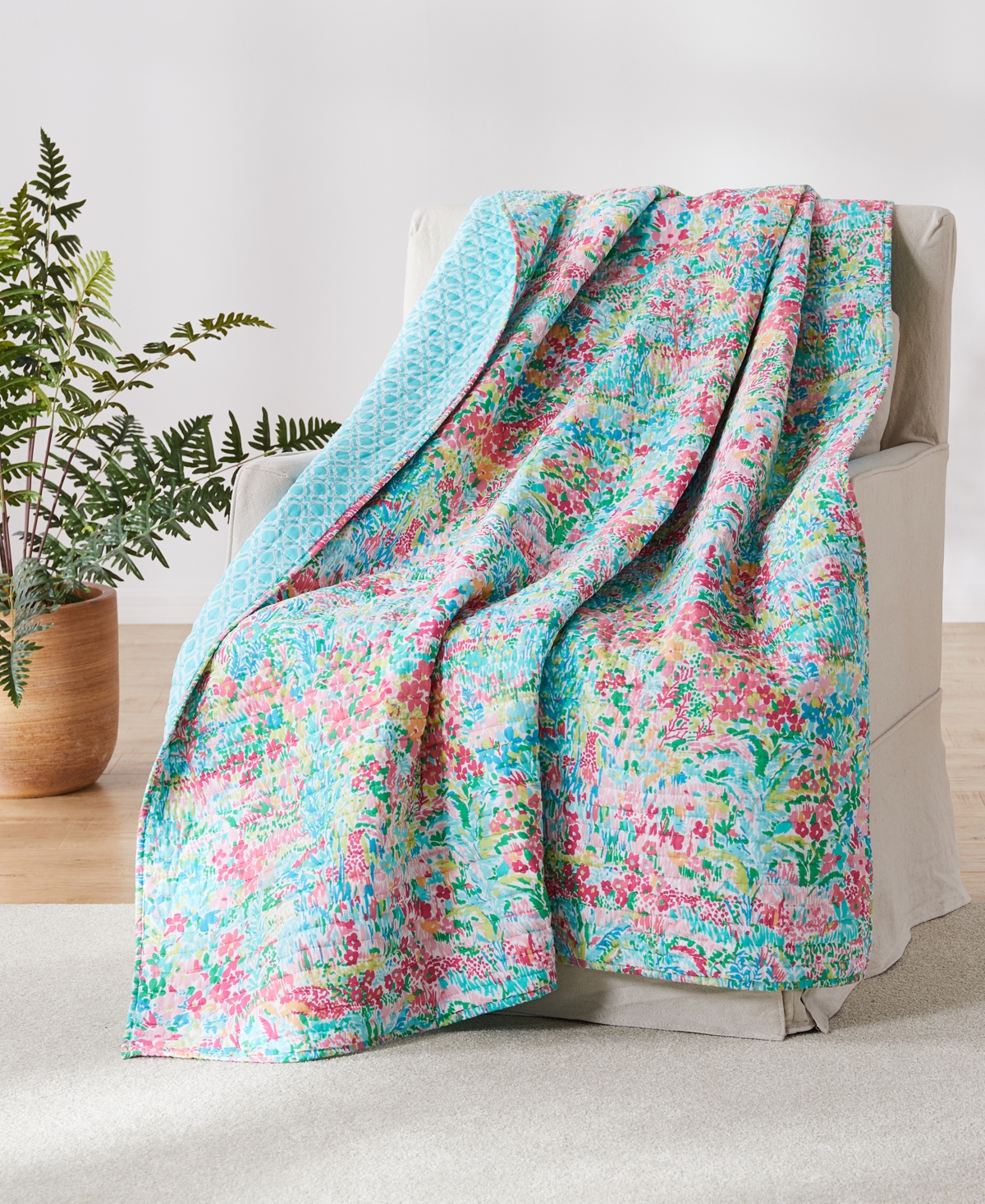 Click here for Levtex Karolynna Quilted Throw  50 x 60 - Multi prices