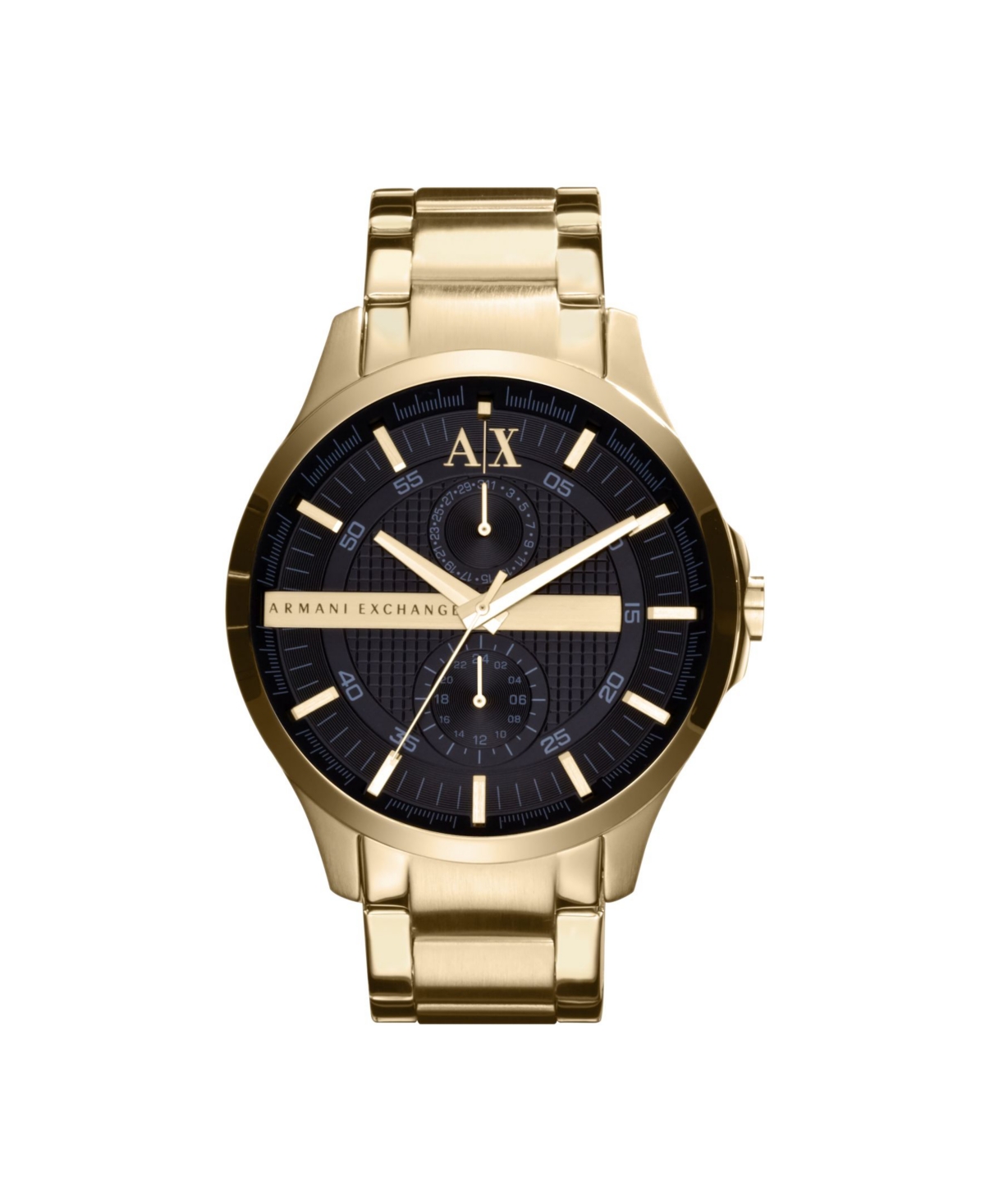 Click here for A|X Armani Exchange Mens Multi-function Gold Tone... prices
