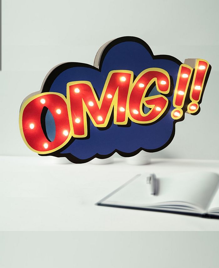 Creative Motion OMG Lighted Wall Art - Macy's