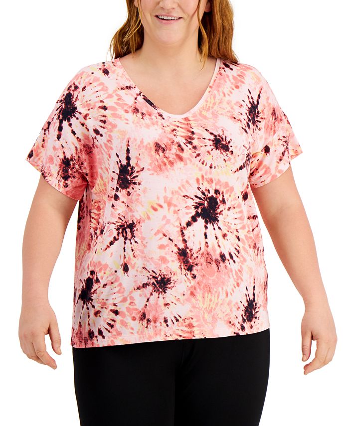 Id Ideology Plus Size Printed Top Created For Macys Macys