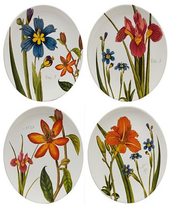 Certified International Botanical Flora 16 Piece Dinnerware Set - Macy's