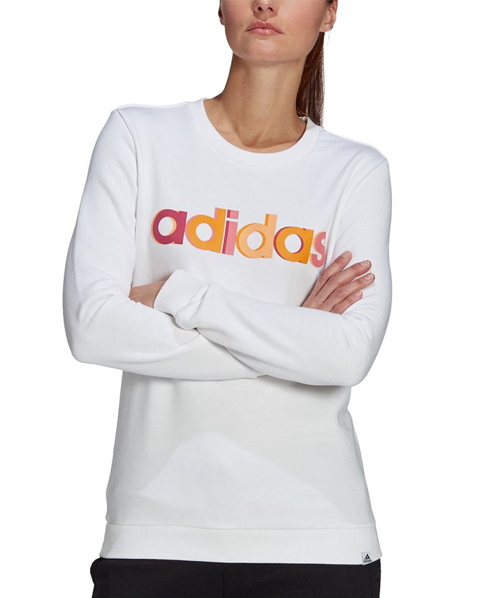 adidas Women's Multi-Color Logo Long Sleeve Top - Macy's