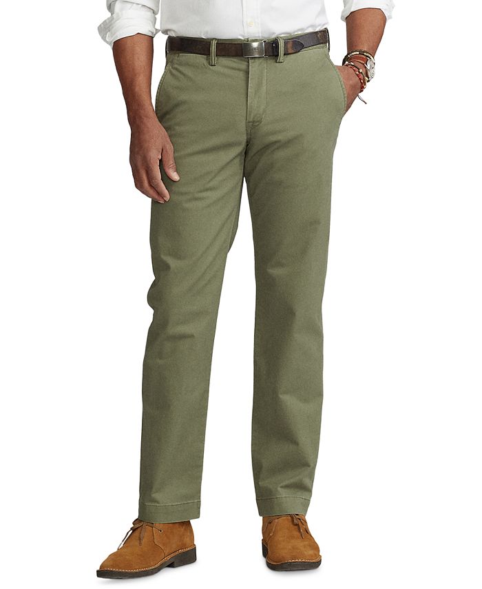 Polo Ralph Lauren Men's Stretch Straight Fit Chino Pants - Macy's