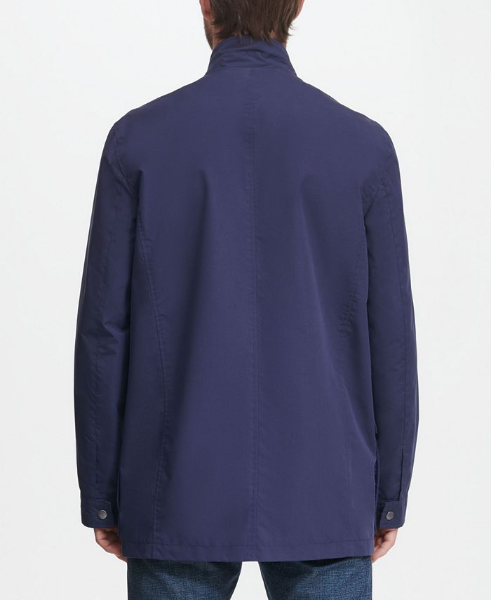 Cole Haan Men's Stand Collar Rain Jacket & Reviews - Coats & Jackets ...