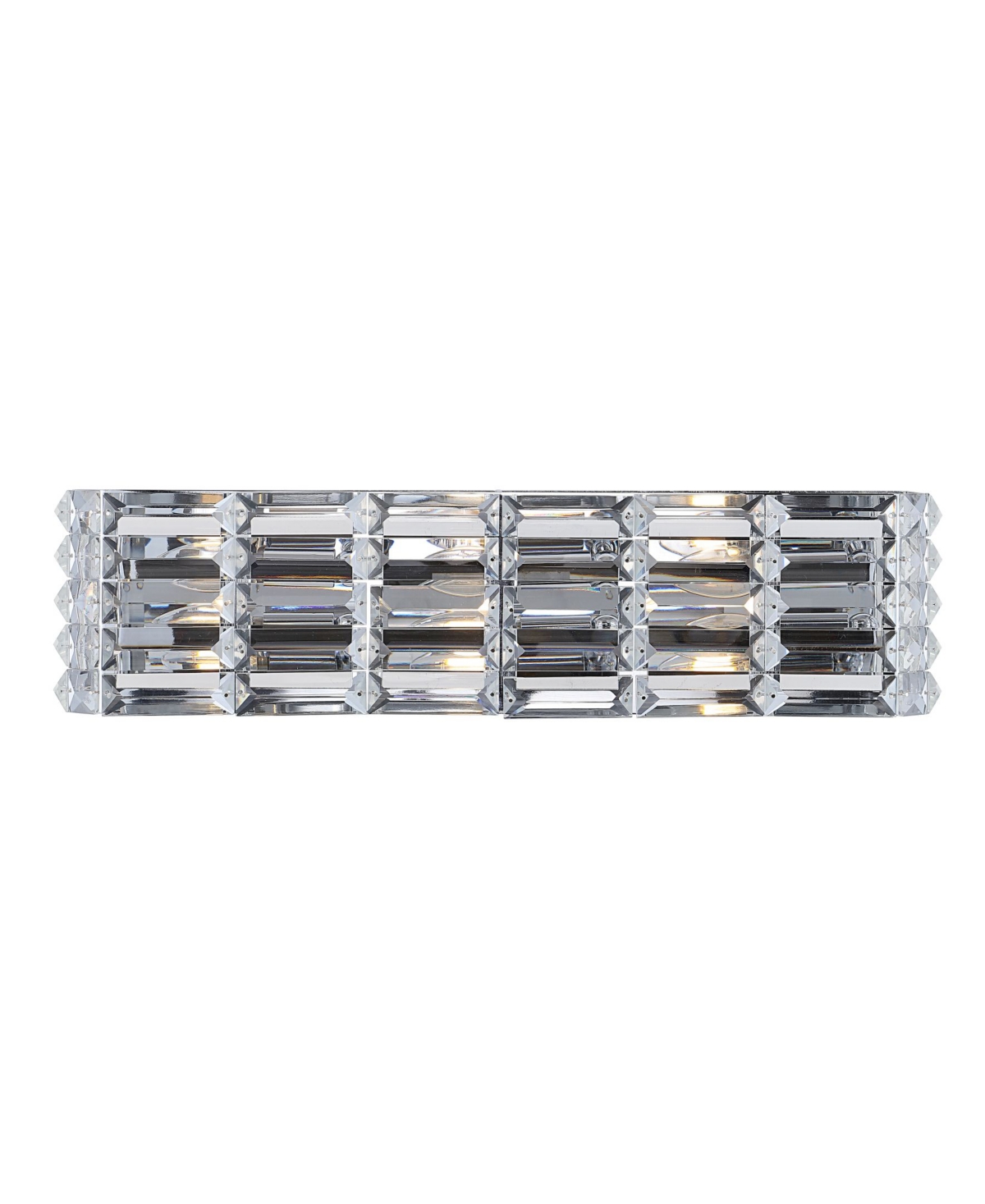 Click here for Evelyn Crystal Rectangle 3-Light Glam Modern Led V... prices