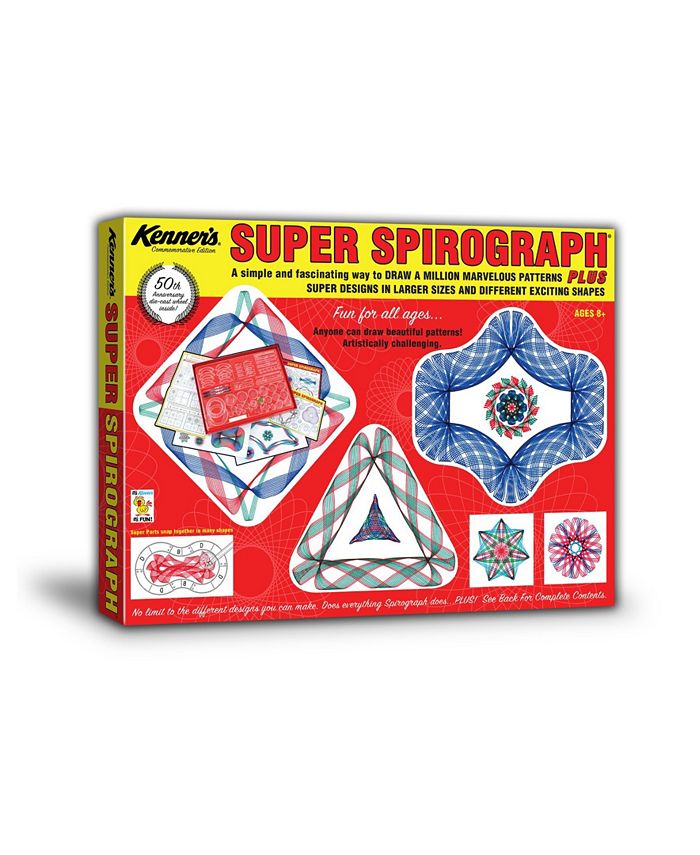 Kahootz Toys Super Spirograph Drawing Set 50th Anniversary ...