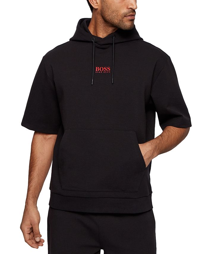 Hugo Boss BOSS Men's BOSS x NBA Short-Sleeved Hoodie - Macy's