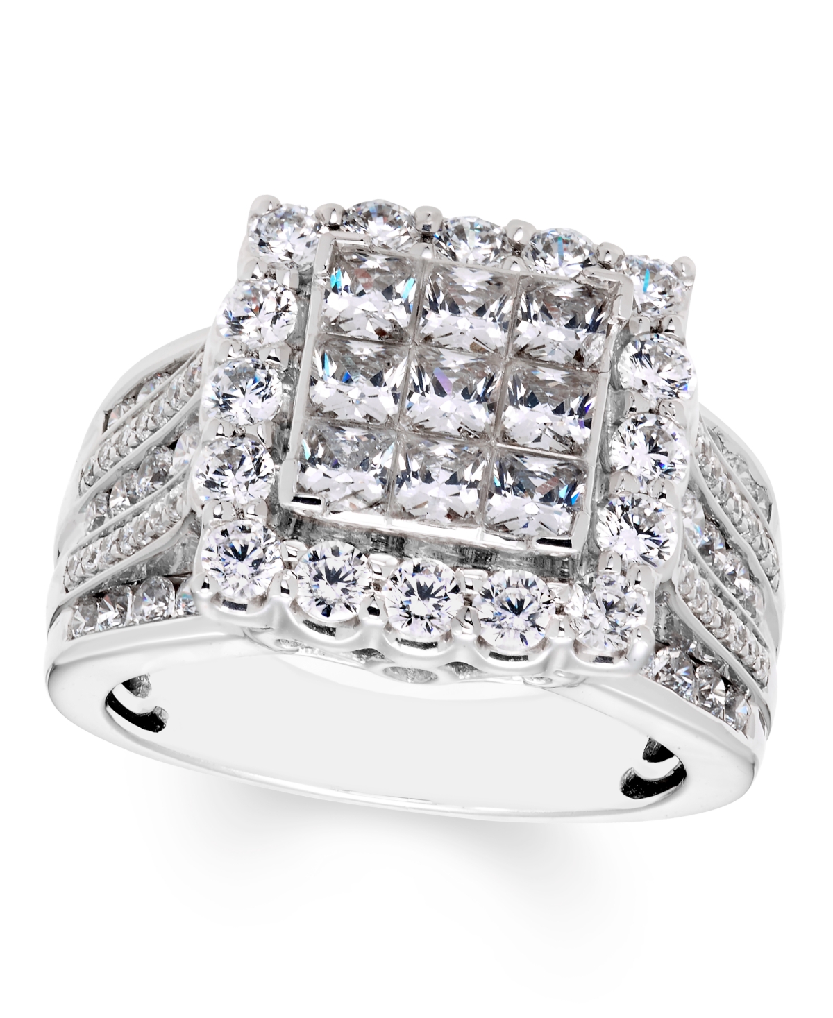 Click here for Diamond Multi Princess Engagement Ring (2 1/2 ct.... prices