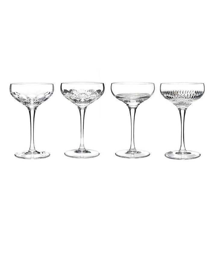 Waterford Mixology Rum Coupe 4 oz, Set of 4 - Macy's