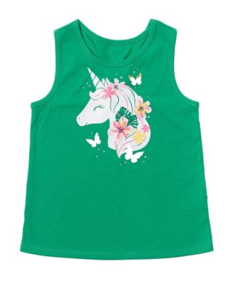 Little Girls Graphic Tank Top - Macy's