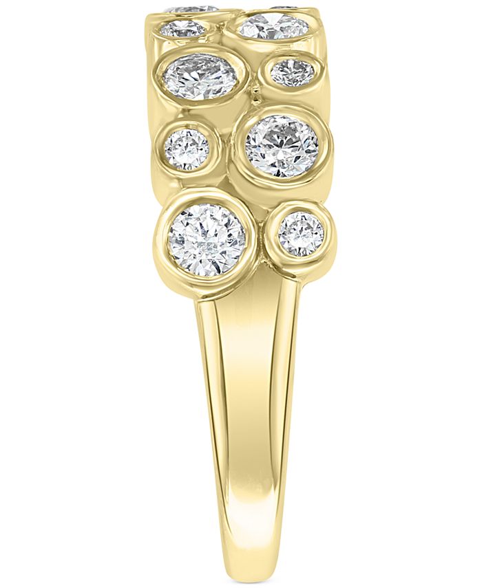 EFFY Collection EFFY® Diamond Bezel Cluster Ring (3/4 ct. t.w.) in 14k ...