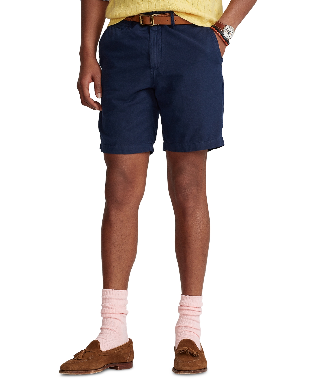 Click here for Polo Ralph Lauren Mens 8.5 Straight-Fit Linen Cott... prices