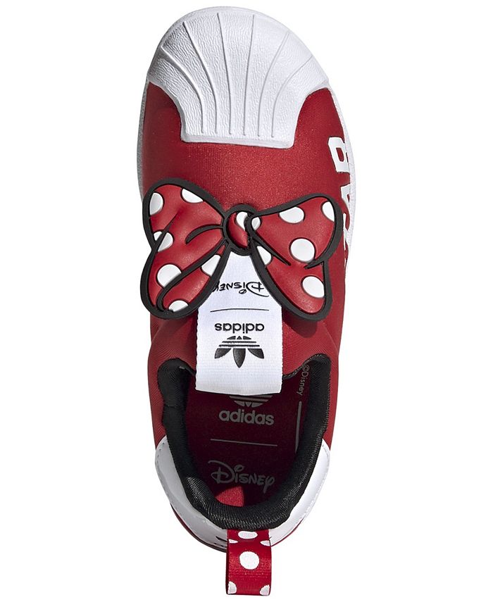 adidas Little Girls Superstar 360 x Minnie Slip-On Casual Sneakers from ...