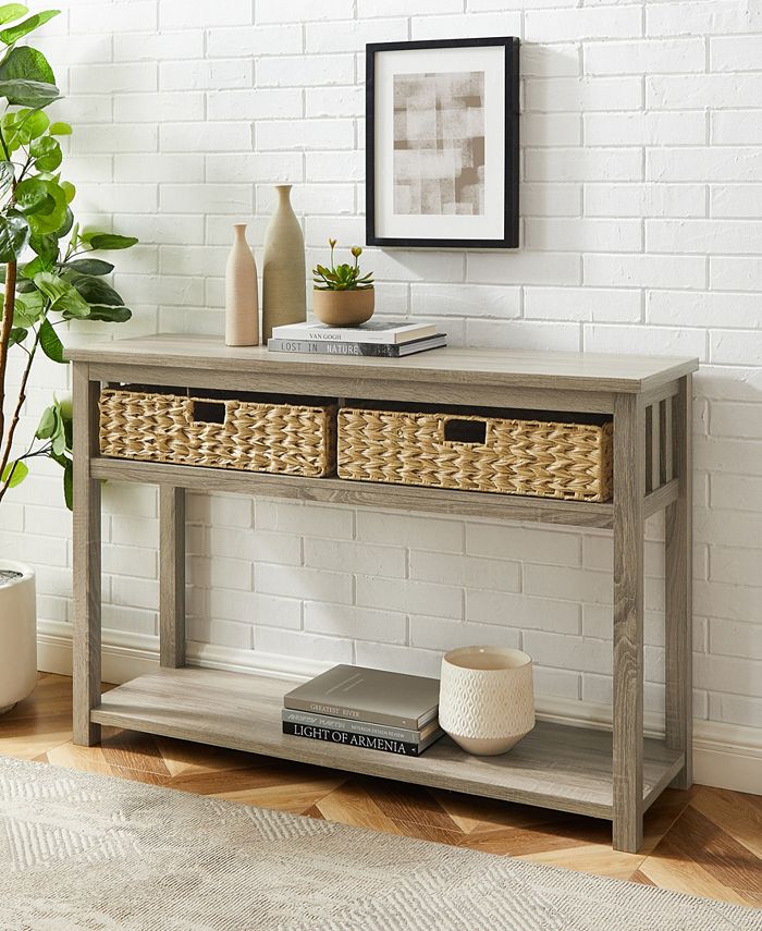 Walker Edison Storage Entry Table - Macy's