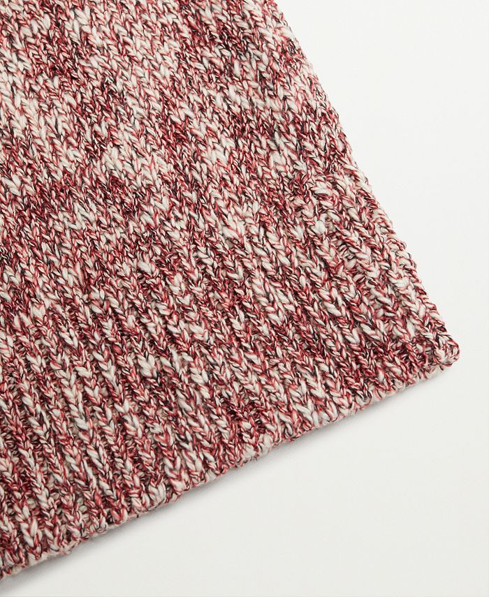 MANGO Flecked Knit Top - Macy's