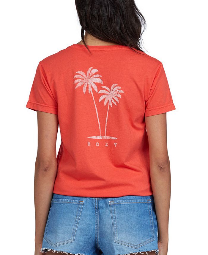 Roxy Juniors' Good Waves Cotton T-Shirt - Macy's