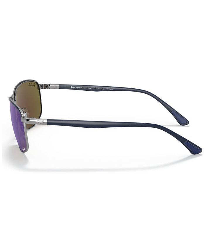 Ray-Ban Unisex Polarized Sunglasses, RB3671CH 60 - Macy's