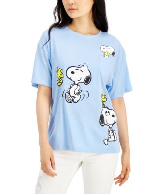 Peanuts Juniors' Oversized Graphic T-Shirt - Macy's