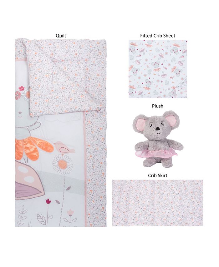 Trend Lab Dancing Mouse Crib Bedding, Set of 4 - Macy's
