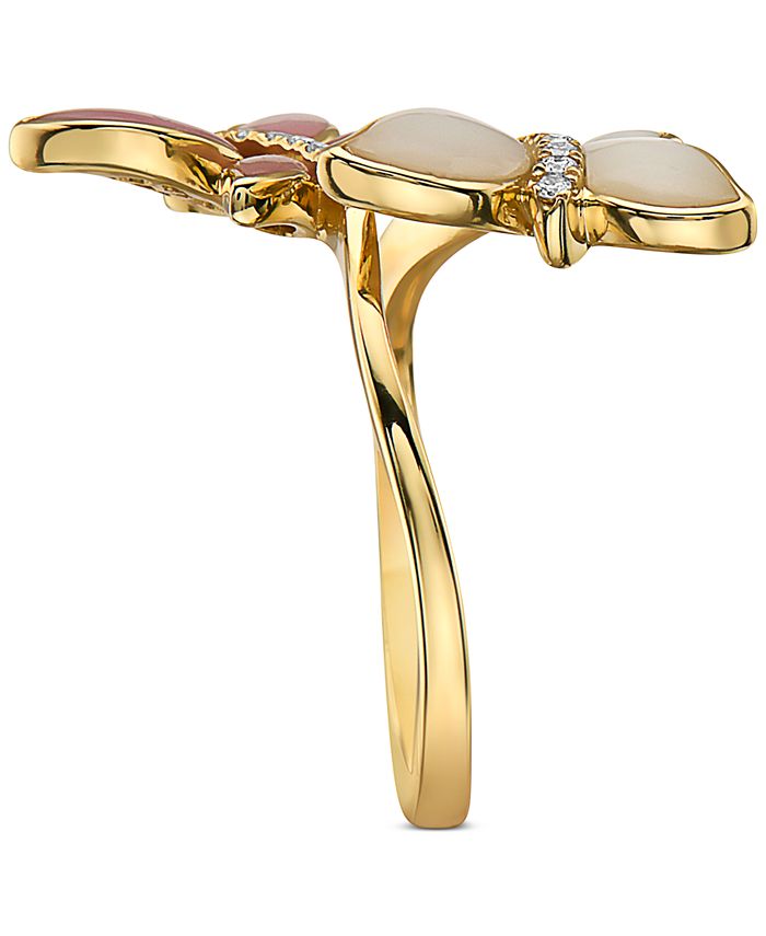 EFFY Collection EFFY® Mother-of-Pearl & Diamond (1/10 ct. t.w ...