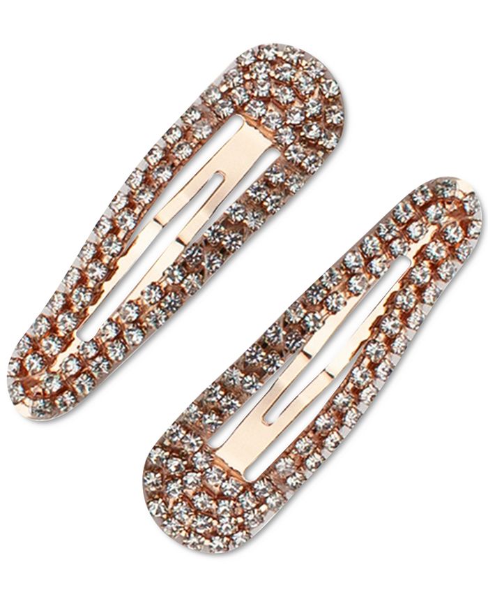 Kitsch Rhinestone Snap Hair Clips - Macy's