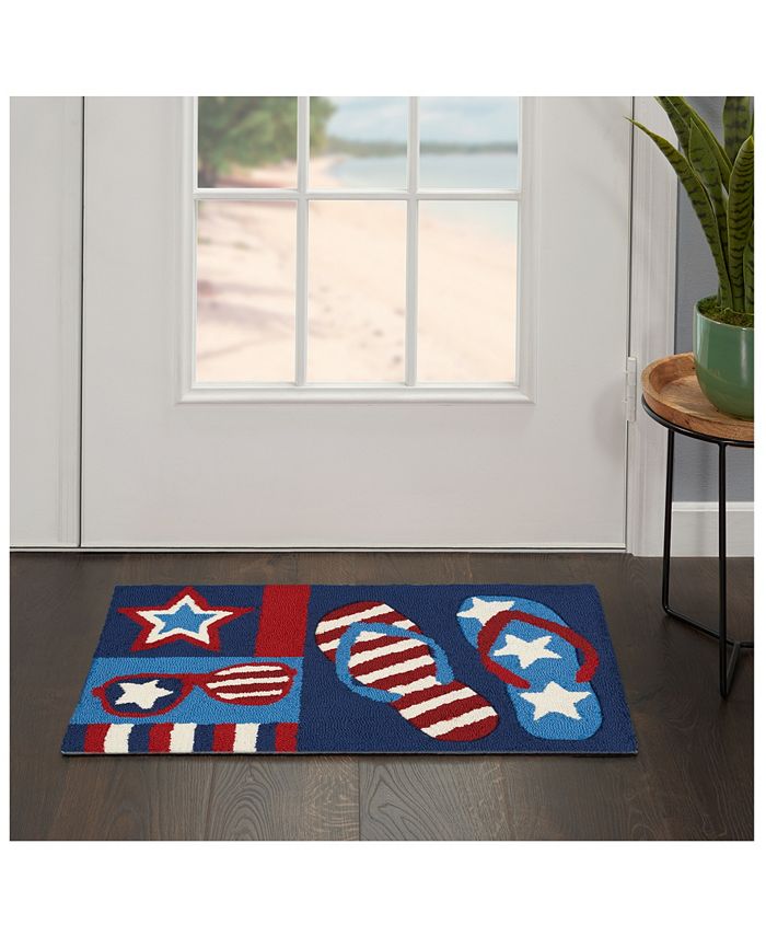 Nourison Americana Hand-Hooked 18" x 30" Accent Rug - Macy's