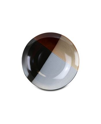 Gibson Convergence Round Stoneware Dinnerware Set, 16 Piece - Macy's