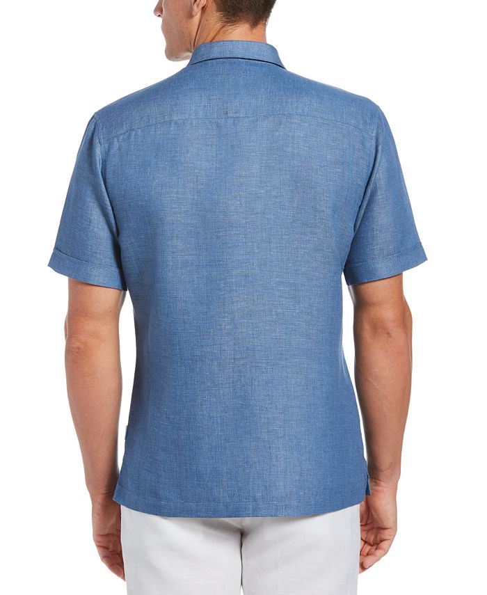 Cubavera Men's Striped Double-Panel Shirt - Macy's