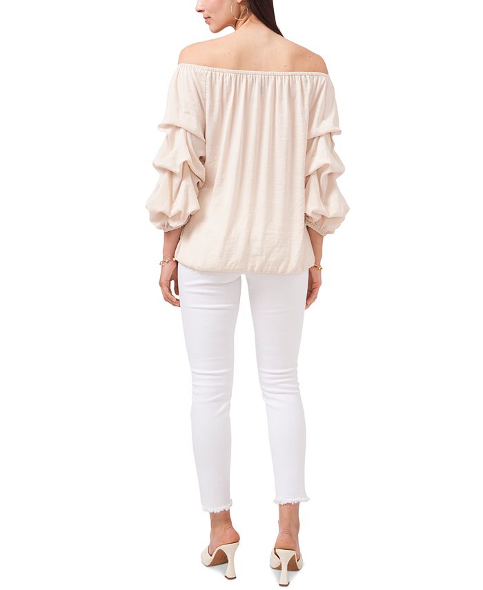 Vince Camuto Off-The-Shoulder Ruffle-Sleeve Top - Macy's