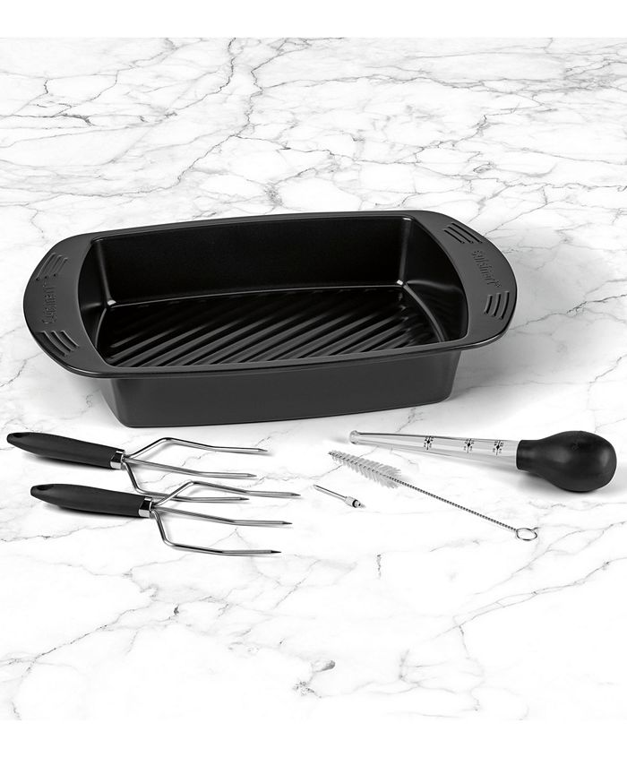 Cuisinart Nonstick Roaster Pan Set - Macy's