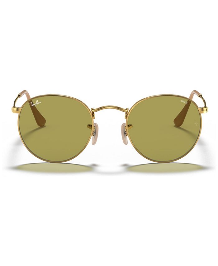 Ray-Ban Unisex Round Washed Evolve Sunglasses, Photochromic RB3447 - Macy's