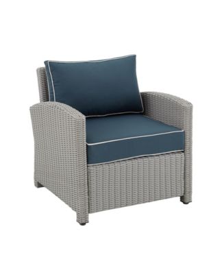 Bradenton Outdoor Wicker Armchair - Macy's