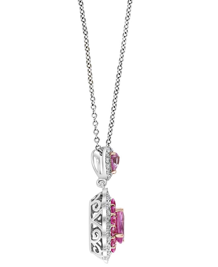EFFY Collection EFFY® Pink Sapphire (1-1/3 ct. t.w.) & Diamond (1/4 ct ...