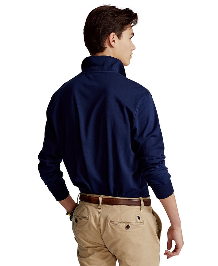 Polo Ralph Lauren Mens Classic Fit Long Sleeve Soft Cotton Polo Shirt