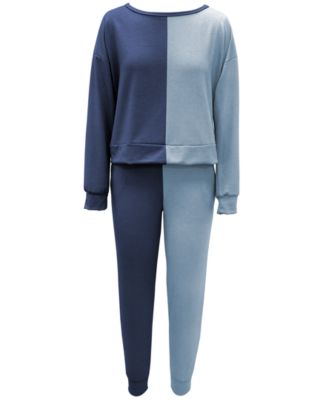 Jenni Colorblocked Loungewear Set, Created for Macy's - Macy's