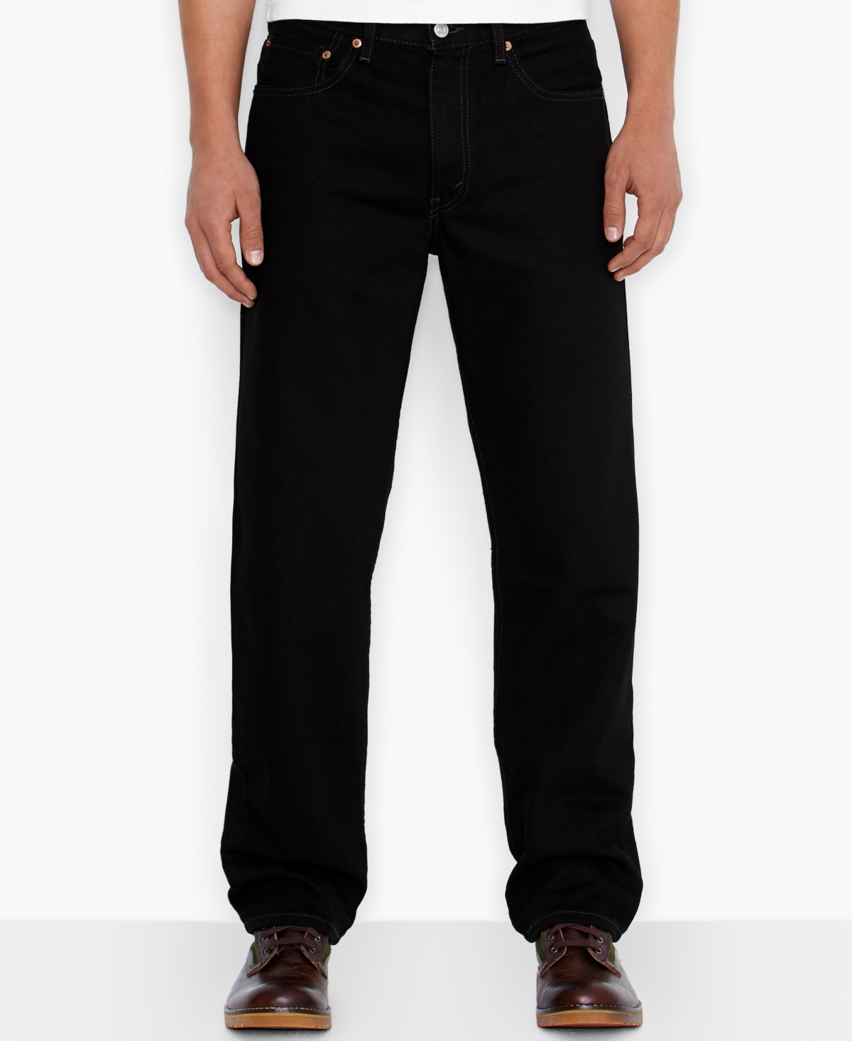 Click here for Levis Mens 550 Relaxed Fit Jeans - Black prices