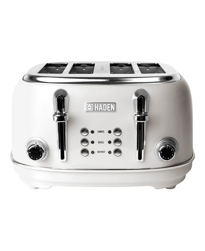 Haden Heritage 4-Slice, Wide Slot Toaster with Removable Crumb Tray ...