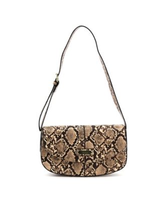 London Fog Women's Astor Python Shoulder Bag - Macy's