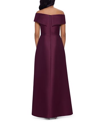 XSCAPE Off-The-Shoulder Gown & Reviews - Dresses - Women - Macy's
