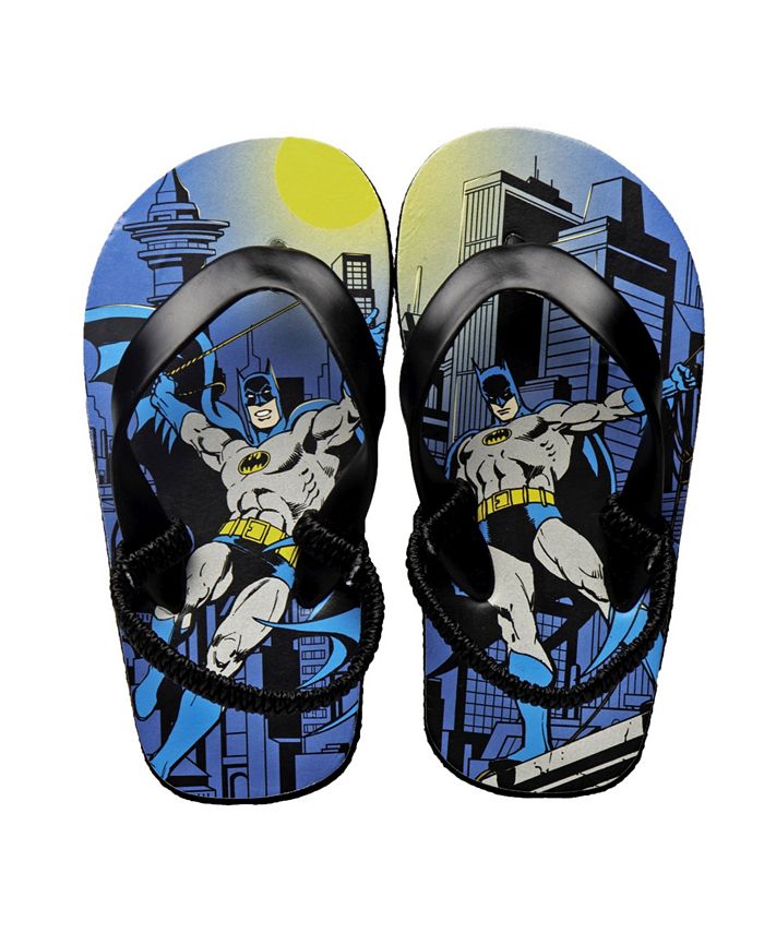 DC Comics Toddler Boys Batman Flip Flops - Macy's