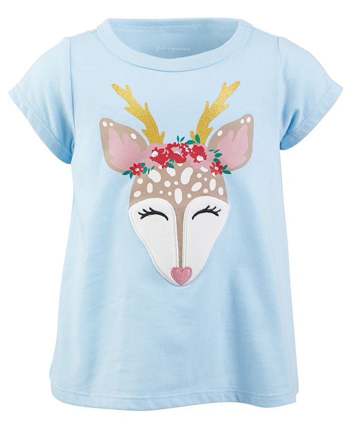 First Impressions Baby Girls Sweet Doe T-Shirt, Created for Macy's ...