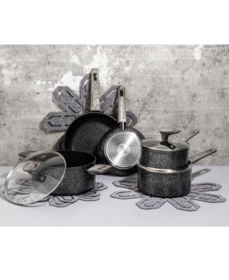 Brooklyn Steel Co. 12-Pc. Cosmo Cookware Set - Macy's
