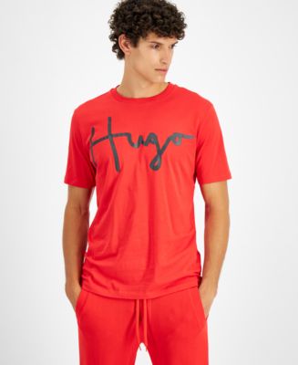 HUGO Men's Logo Script T-Shirt, Created for Macy's - Macy's