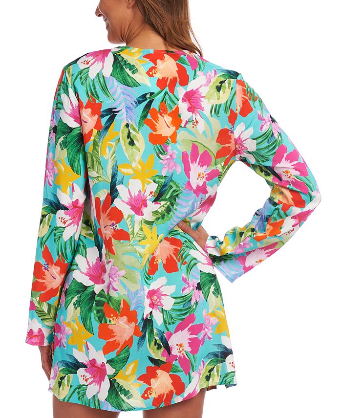 La Blanca Tropical Tunic Swim Cover-Up - Macy's