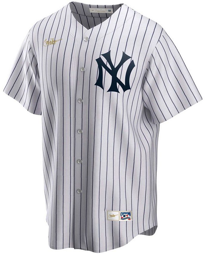Nike Men's Lou Gehrig White New York Yankees Home Cooperstown ...