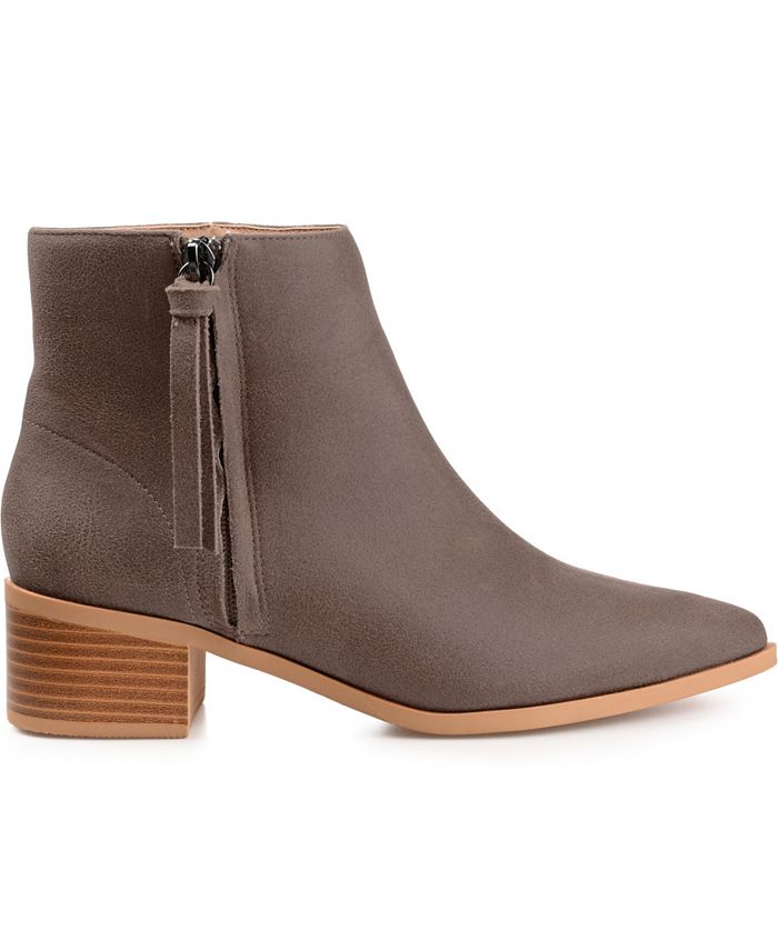 Journee Collection Women's Sadiya Pointed Toe Booties - Macy's
